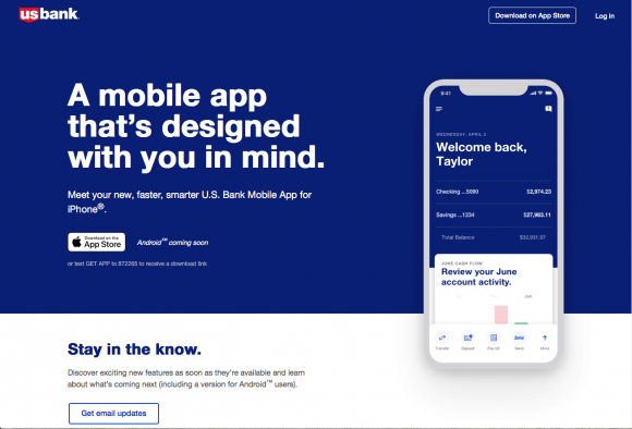U.S. Bank Mobile App Redefines the Digital Banking Experience