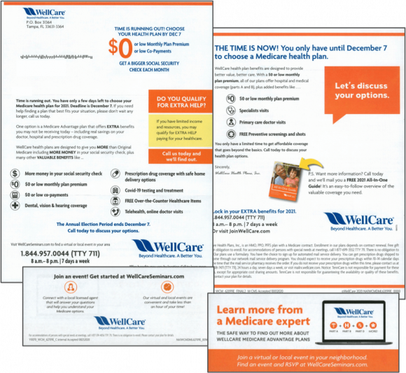 3 Themes From 2021 Medicare AEP Direct Mail Marketing Campaigns