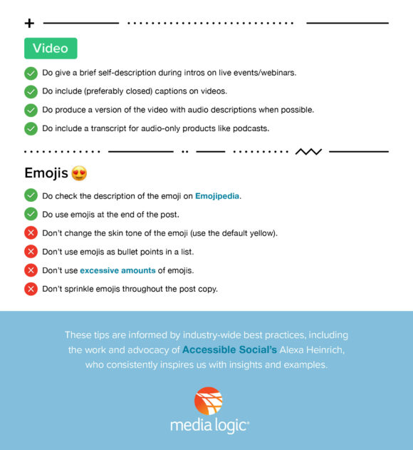 Accessibility Best Practices for Social Media + Tip Sheet